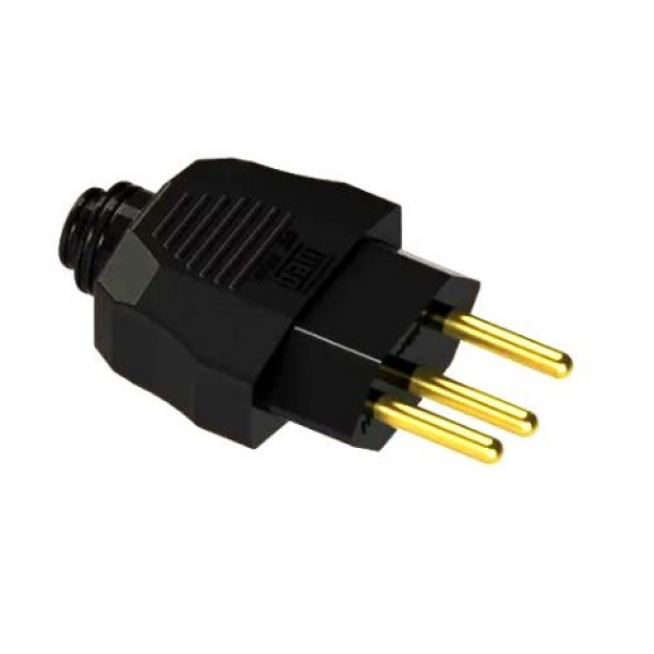 Rufer Materiais Elétricos - PLUG MACHO 10A 2P+T PRETO - WEG